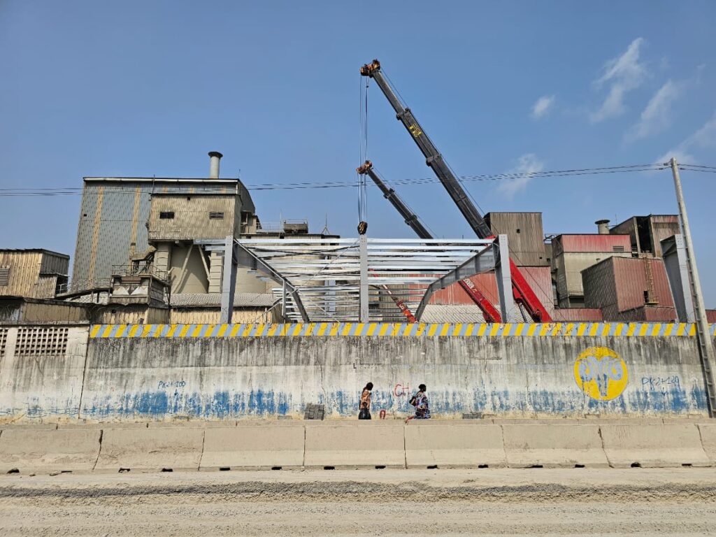 Construction d’une Structure Métallique pour LA FARGE HOLCIM (Livré ...